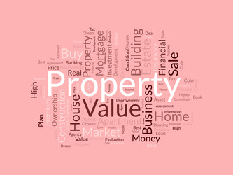 Word cloud background concept for value price Vector Image