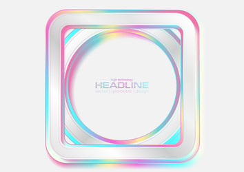 Holographic Border Vector Images (over 570)