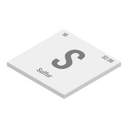 Sulfur Periodic Table Vector Images (38)