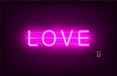 Wish you a very happy birthday dear friend neon Vector Image