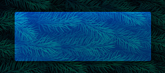 Blue semi-transparent new year frame background Vector Image