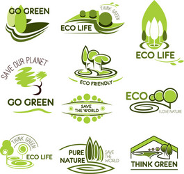 Set many things in yellow Royalty Free Vector Image