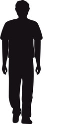 Man Standing Silhouette Vector Images (over 25,000)