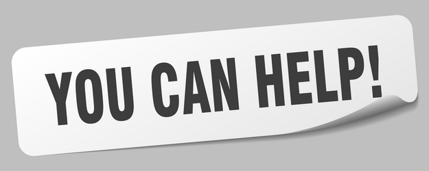 Yes you can sticker yes you can label Royalty Free Vector