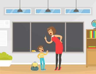 Teacher Scolding Students Vector Images (65)