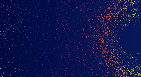 Dynamic abstract liquid flow particles background Vector Image