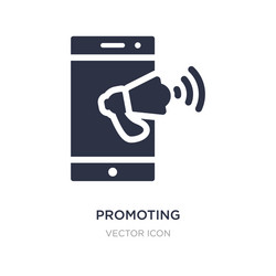 Promotion icon on white background simple element Vector Image