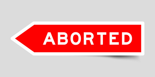 Red color arrow shape sticker label with word Vector Image