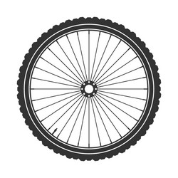 Bicycle wheel Royalty Free Vector Image - VectorStock