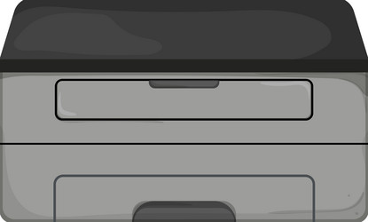 Document printer paper cartoon Royalty Free Vector Image