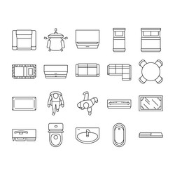 Toilet Floor Plan Symbol Vector Images (over 490)
