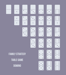 Domino set Royalty Free Vector Image - VectorStock