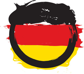 Germany flag Royalty Free Vector Image - VectorStock