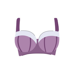 Underwire strapless bra cartoon Royalty Free Vector Image