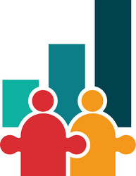 Medical teamwork logo Royalty Free Vector Image