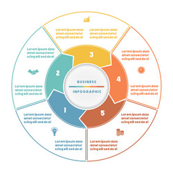 Ring Pie Charts with Numbers Vector Images (over 370)