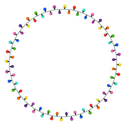 White String of Round Lights Vector Images (over 620)