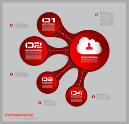Infographics concept to display your data Vector Image