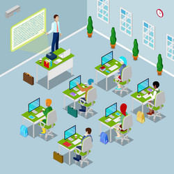 Classroom Isometric Vector Images (over 3,200)