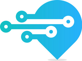 Point information logo Royalty Free Vector Image