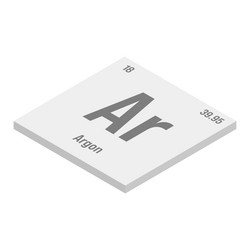 Periodic Table Element Argon Vector Images (over 110)
