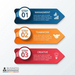 Colorful workflow or teamwork concept infographics