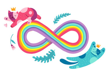 Rainbow Infinity Vector Images (over 1,300)