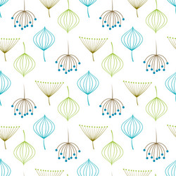 Scandinavian floral pattern Royalty Free Vector Image