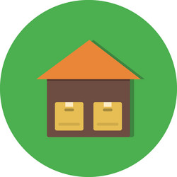 Storage unit icon design Royalty Free Vector Image