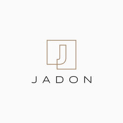 Letter i initial lettermark outline continuous Vector Image