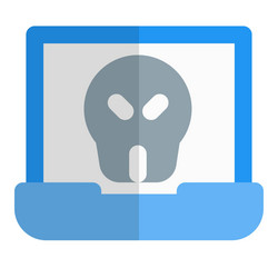 Malicious software exploiting the computer system Vector Image