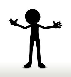 Power pose Royalty Free Vector Image - VectorStock