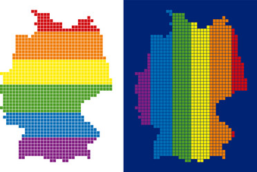 Germany Pixel Map Vector Images (over 170)