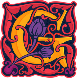 Letter G Gothic Vector Images (88)