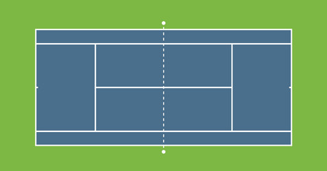 Tennis court wallpaper Royalty Free Vector Image