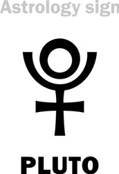Pluto Symbol Astrology Vector Images (over 2,700)