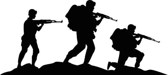 Army Figures Drawing Vector Images (over 140)