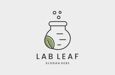 Lab leaf Royalty Free Vector Image - VectorStock