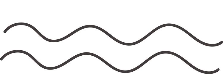Waves lined pattern Royalty Free Vector Image - VectorStock