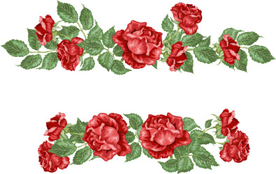 Red Rose Corner Vector Images (over 160)