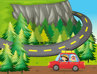 Cartoon Road Trip Vector Images (over 11,000)