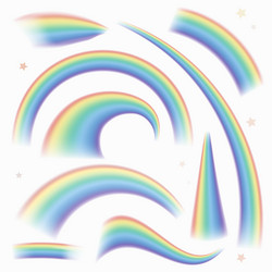 Childish rainbow icon Royalty Free Vector Image