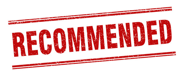 Not recommended rubber stamp Royalty Free Vector Image