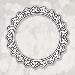 Round ornate frame Royalty Free Vector Image - VectorStock