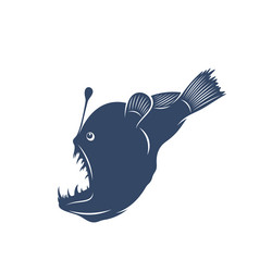 Deep sea fish design deep sea fish Royalty Free Vector Image