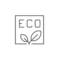 Eco material icon wall thermal insulation Vector Image