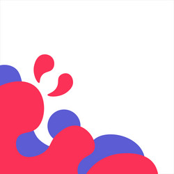 Corner liquid design Royalty Free Vector Image