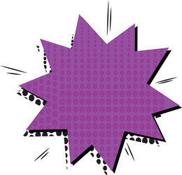 Pop art text box Royalty Free Vector Image - VectorStock