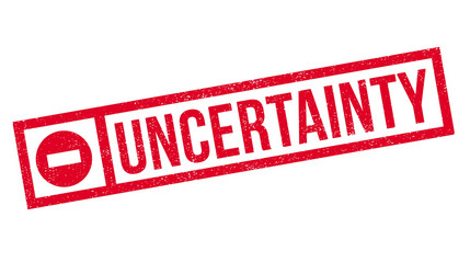 Uncertainty rubber stamp Royalty Free Vector Image