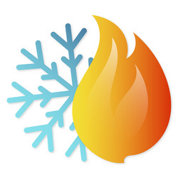 Snowflake Fire Logo Vector Images (over 480)
